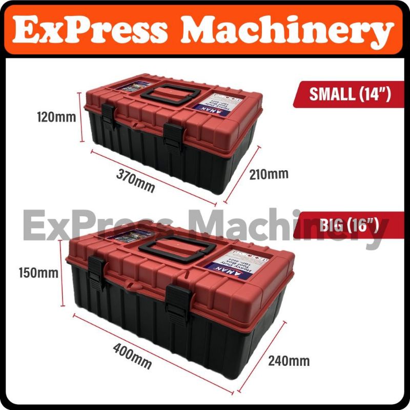 Multipurpose Organize Plastic Storage Tool Box | PVC Tool Box | Kotak ...