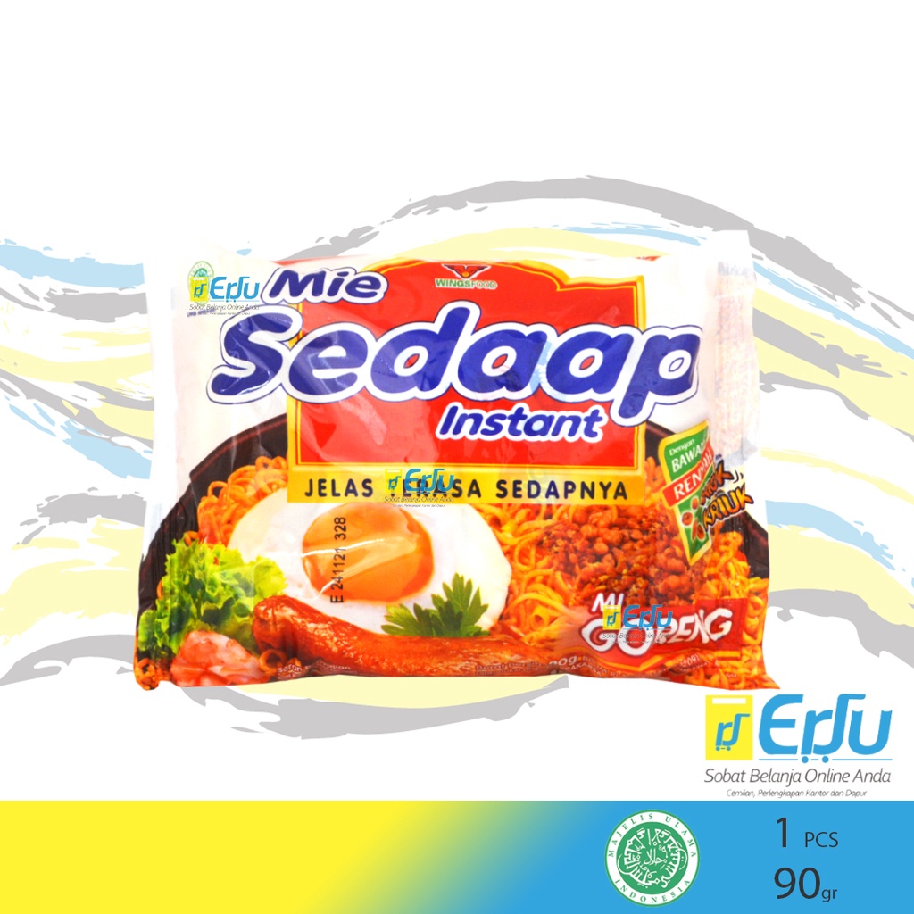 Ecer Original Sedaap Fried Noodles Original Fried Instant Noodles ...