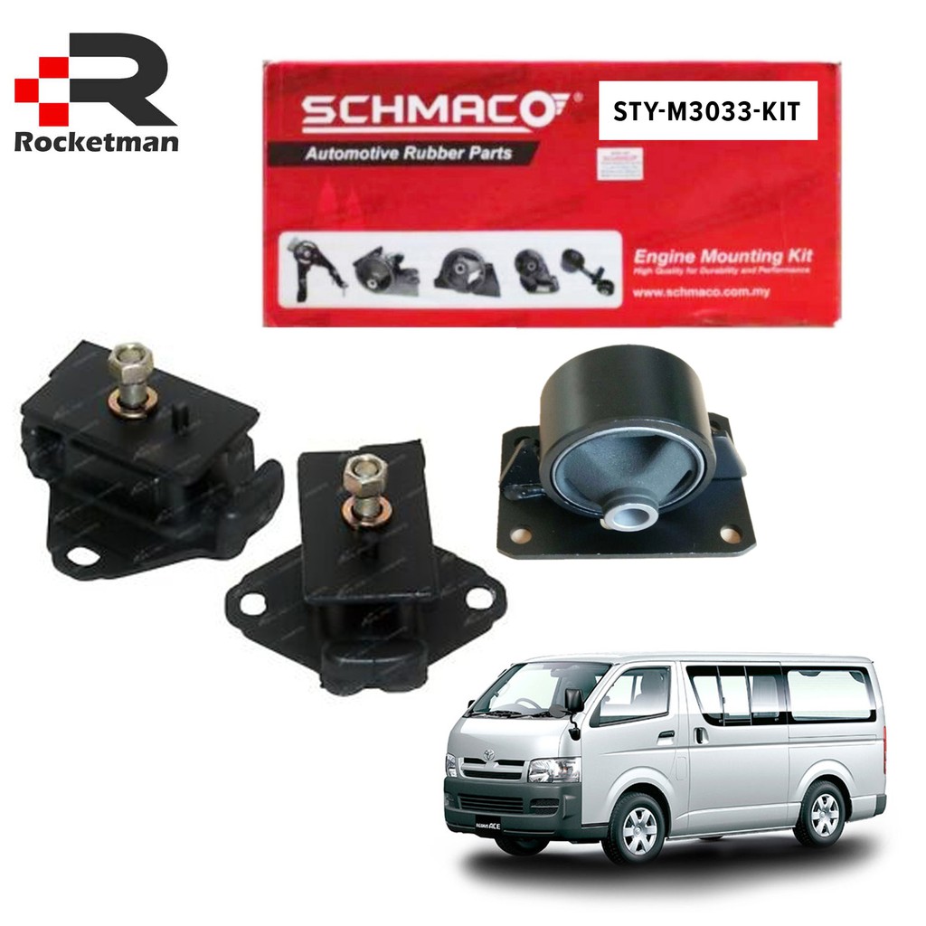 Schmaco engine mounting set toyota hiace kdh100 200 | BeeCost