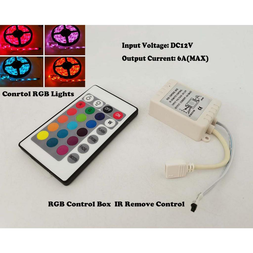 RGB Control Box IR Remove Control For Connecting LED Strip Light ...