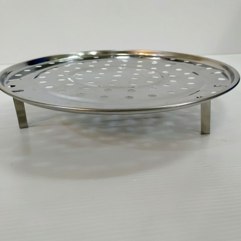 24cm Width 5cm Height Stainless Steel Steam Rack any pot food Steamer ...