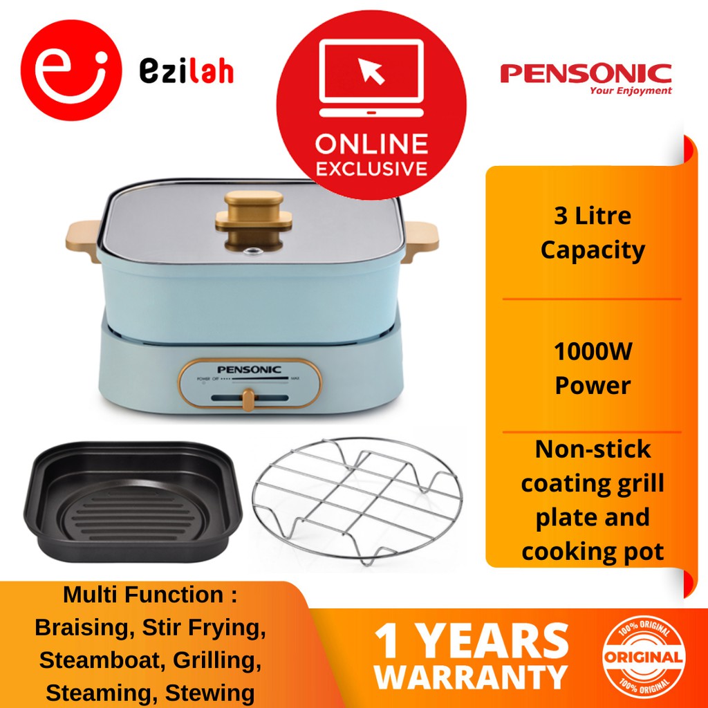 Pensonic Multi Cooker (3L) PMC-1303GSX | Shopee Malaysia