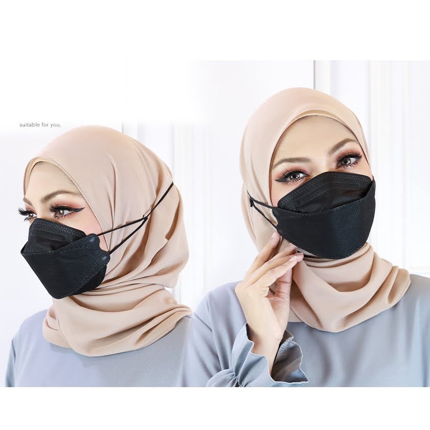 Premium KF94 4 Ply Protective Earloop Mask 3D Fish Mouth Disposable ...