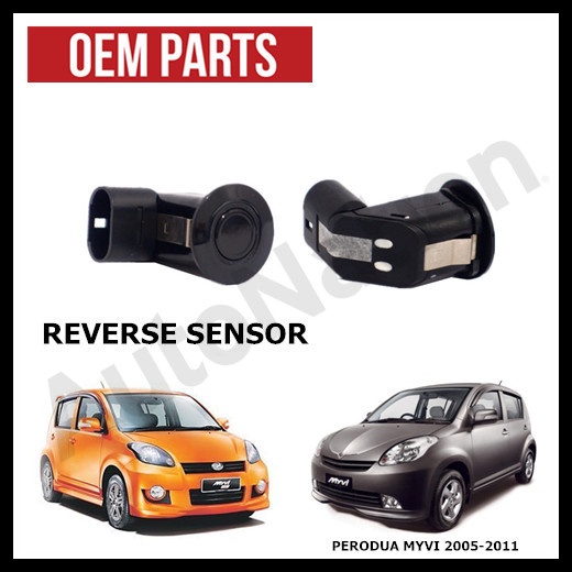 OEM PARTS PERODUA MYVI OLD 2005-2011 REVERSE SENSOR [BLACK] | Shopee ...