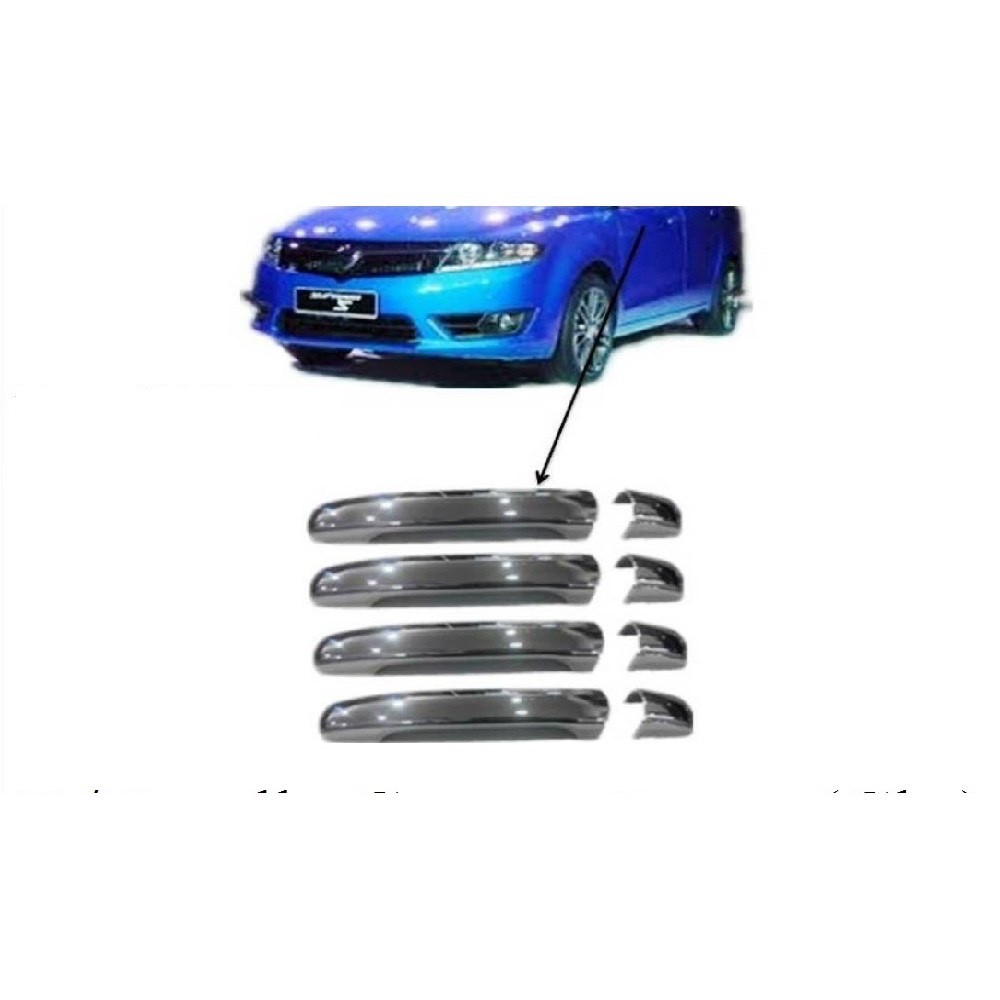 Proton Preve / Suprima Outer Door Handle Chrome Cover (1set 4pcs ...