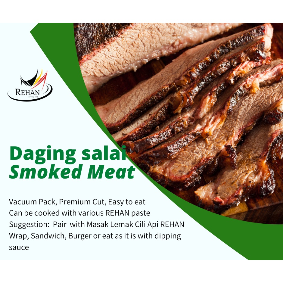 Homemade Daging Salai /Smoked Meat Premium Cut for 3 person intake ...