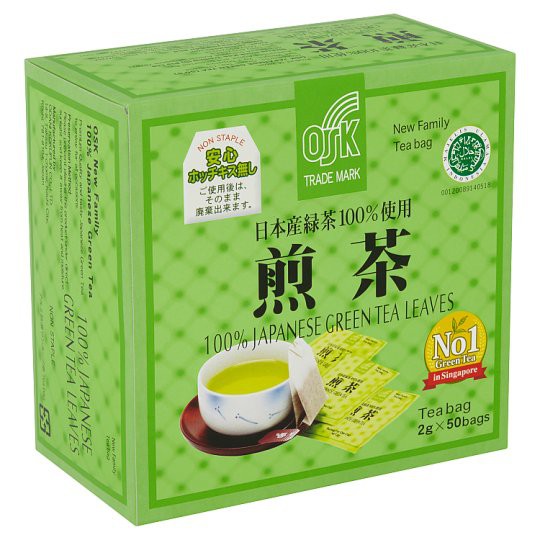 OSK 100% Japanese Green Tea Leaves 2G X 50Bag 煎茶 Exp: 08/03/2022 | Shopee Malaysia