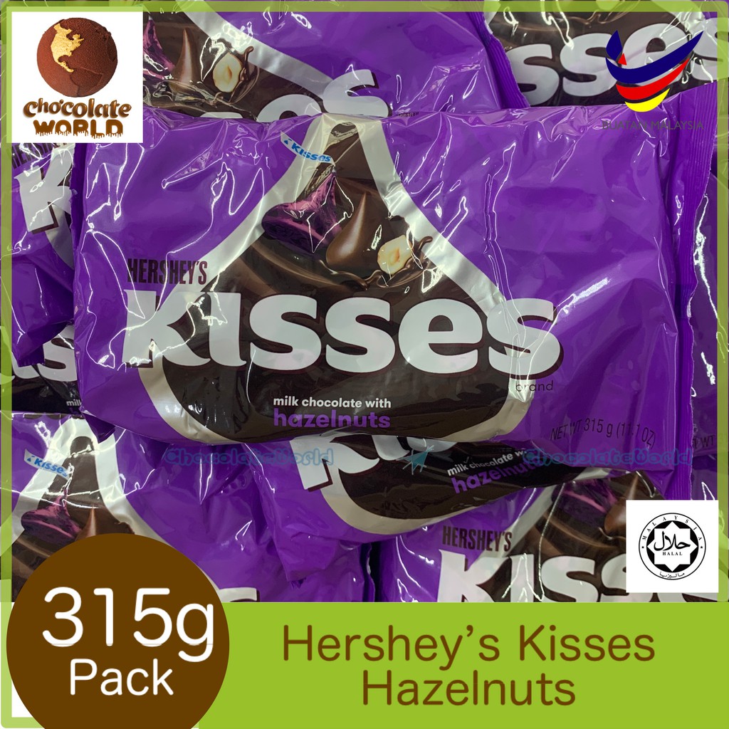 Hershey's Kisses Hazelnut 315g (Made in Malaysia) | Shopee Malaysia
