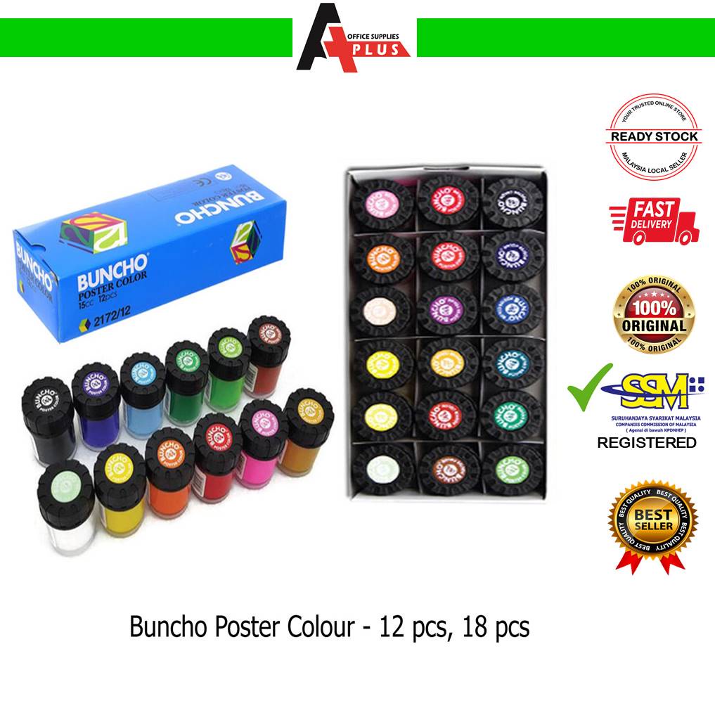 BUNCHO Poster Colour / Warna Poster | Shopee Malaysia