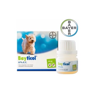 BAYER BAYTICOL 6% EC. FOR DOG REMOVE FLEA & TICKS TREATMENT CONTROL ...