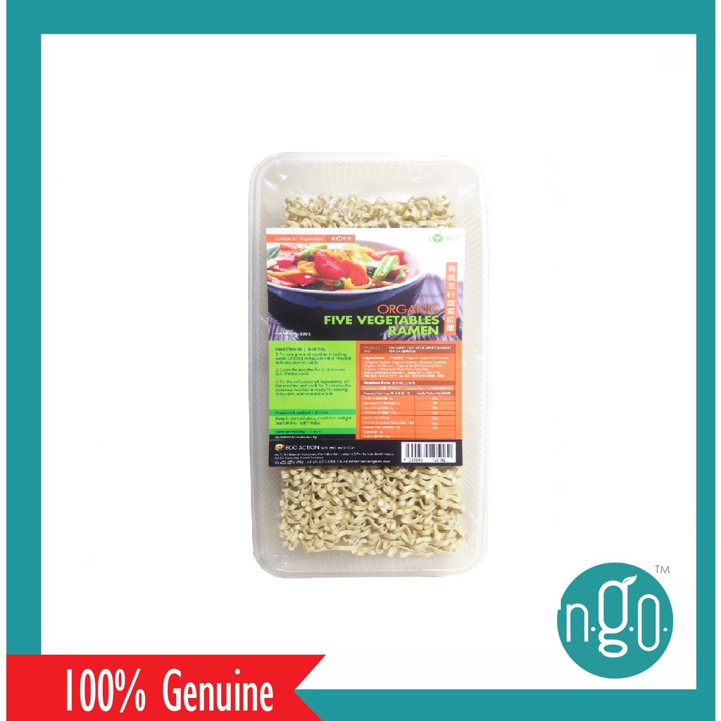 LOHAS Five Vegetable Ramen (300g/pack) | Shopee Malaysia