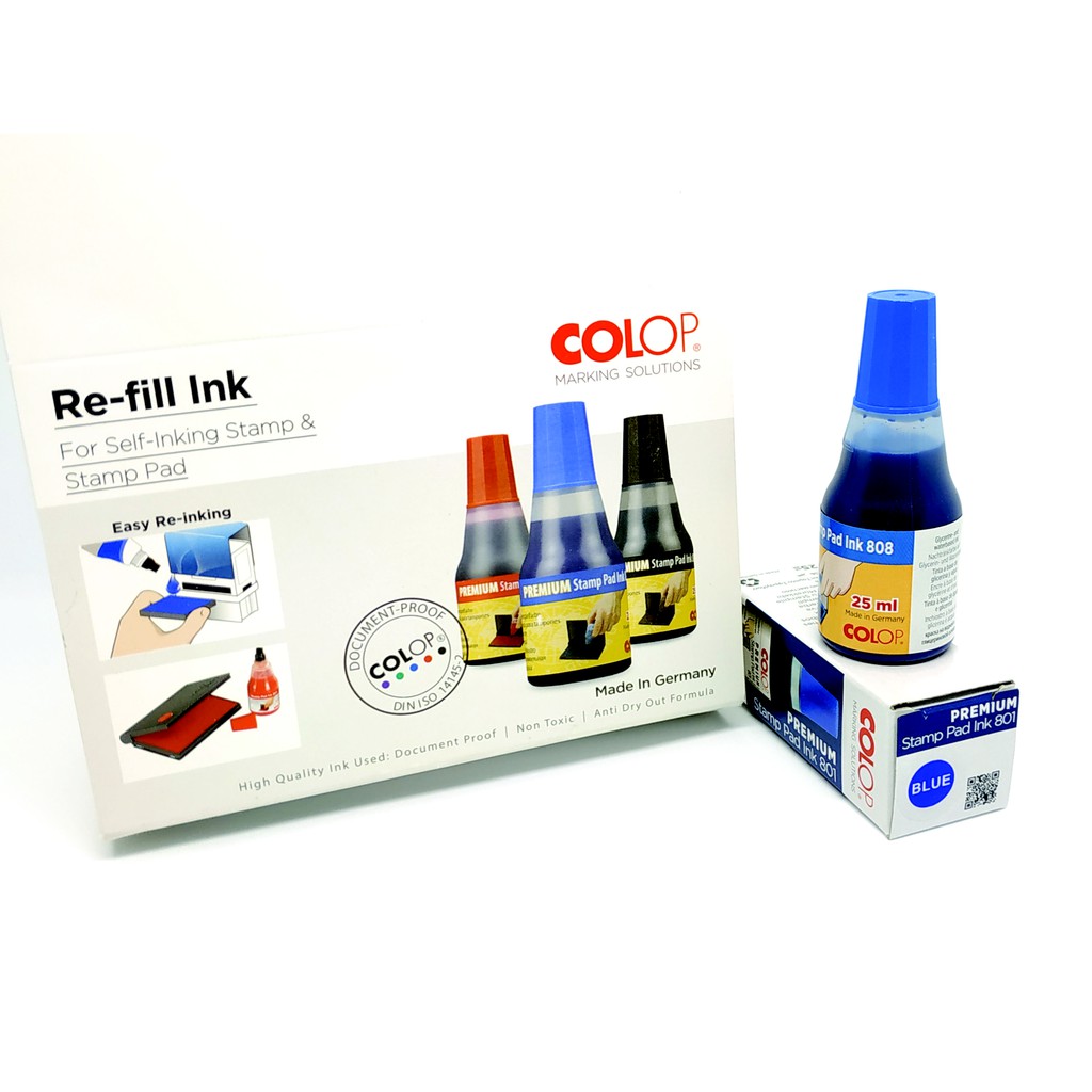 COLOP REFILL INK 801P PREMIUM QUALITY 25ML | Shopee Malaysia