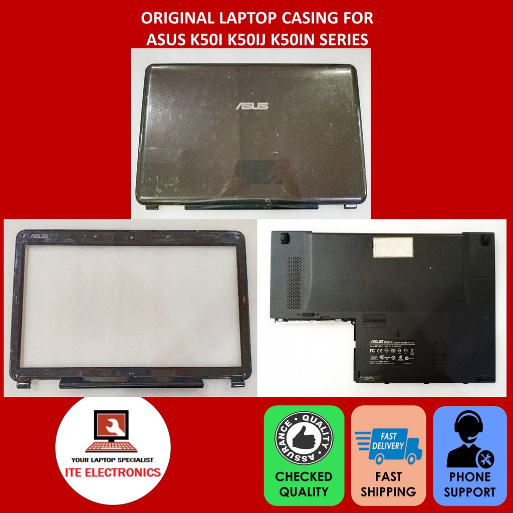 ORIGINAL ASUS K50I K50IJ K50IN SERIES FRONT CASING A CASE/ LCD BEZEL B ...