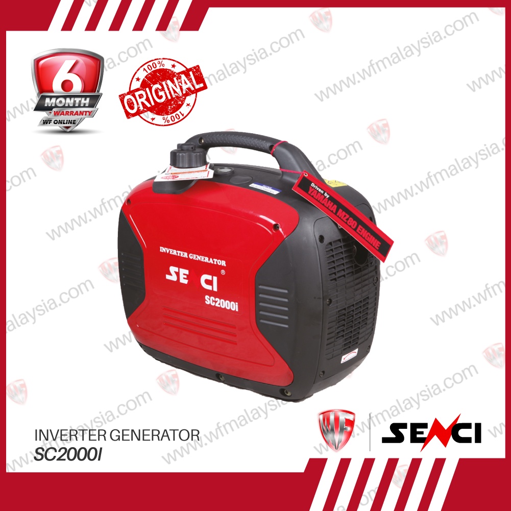 Senci SC-2000i 1.68Kva Inverter Generator Powered By Yamaha MZ80 Engine ...