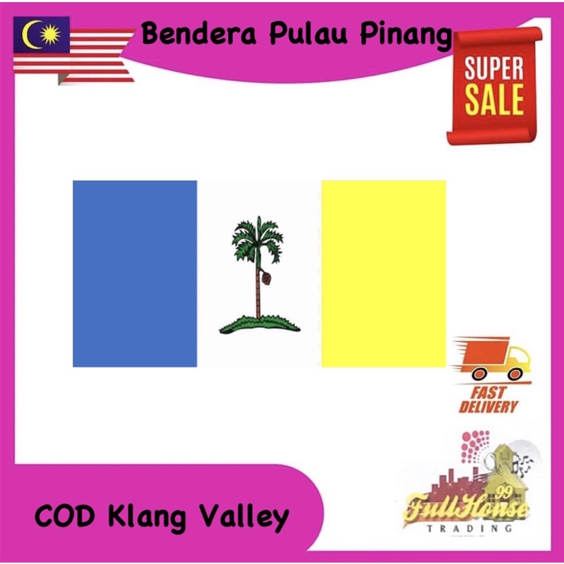 Bendera Pulau Pinang : 3’x6’ | Shopee Malaysia