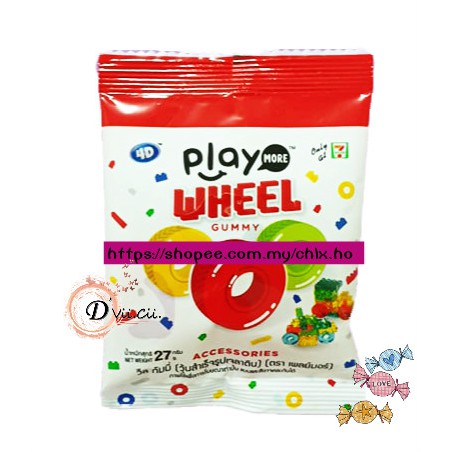 Thailand 7-11 Play More Wheel Gummy 27g | Shopee Malaysia