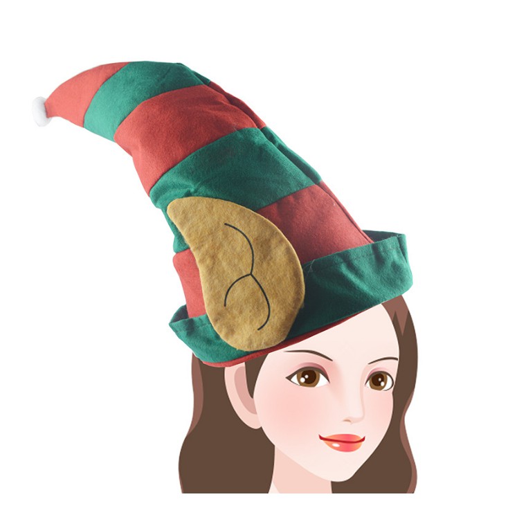 Christmas Elf Hat Festive Elf Hat with Built in Ears Gets You in The ...