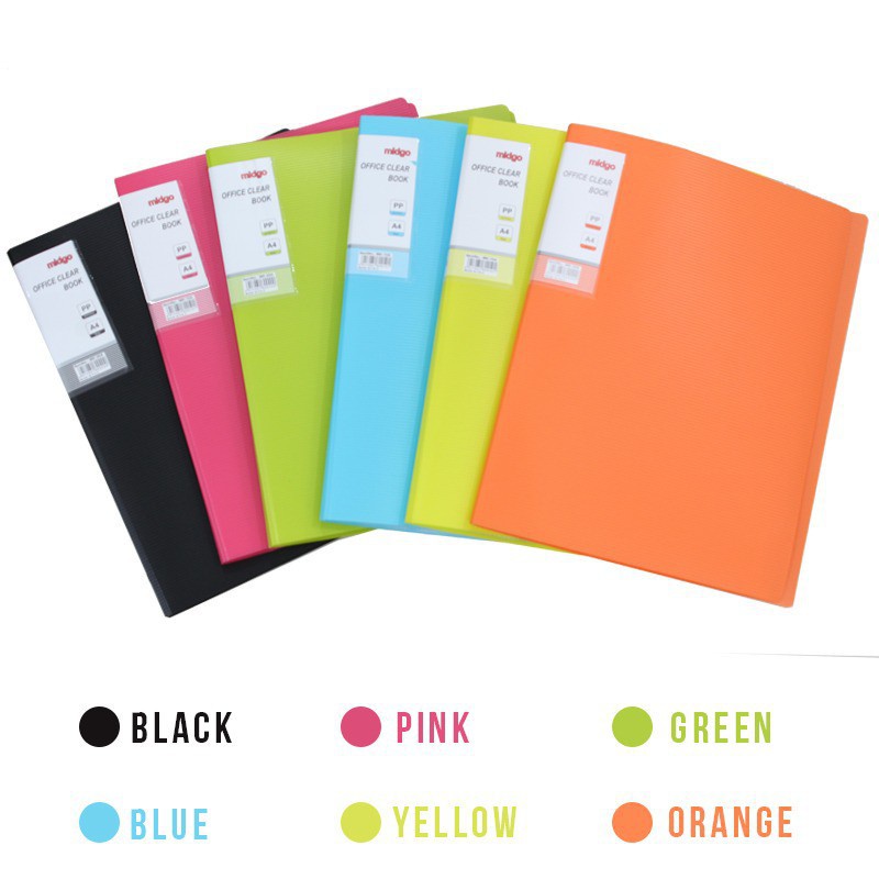File Folder | A4 | 80 100 Pockets | Fail Buku | Clear Book | File ...
