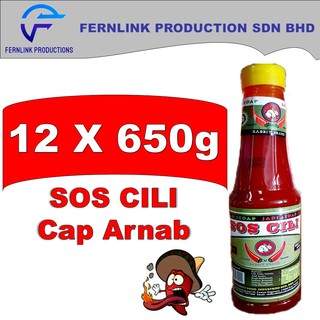 Sos Cili Cap Arnab 12 X 650g (1 Carton) Chili Sauce Cap Arnab 12 X 650g ...