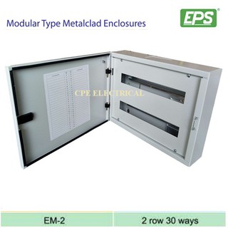 EPS EM-2 2 ROW 30 WAY METAL CLAD ENCLOSE DB BOX | Shopee Malaysia