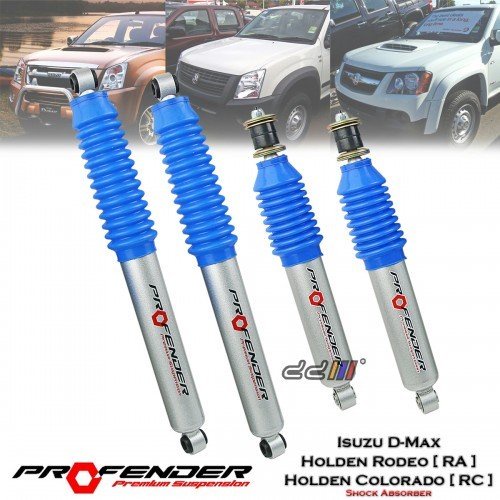 1 Set Front & Rear 40mm BIG BORE PROFENDER Heavy Duty Shock Absorber ...