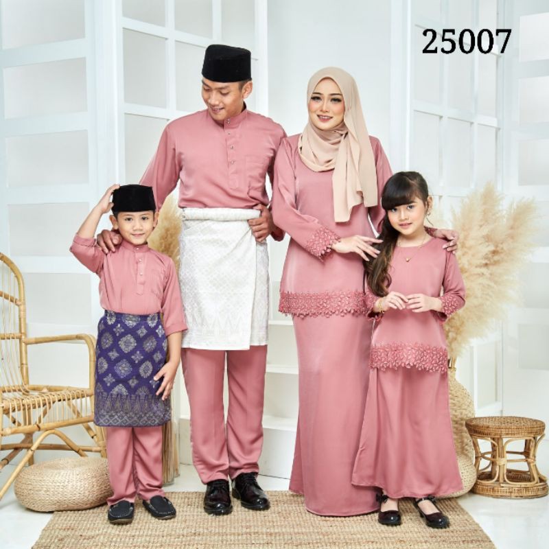Baju Set Family Sedondon Raya Baju Melayu Baju Kurung Moden Baju Kurung ...