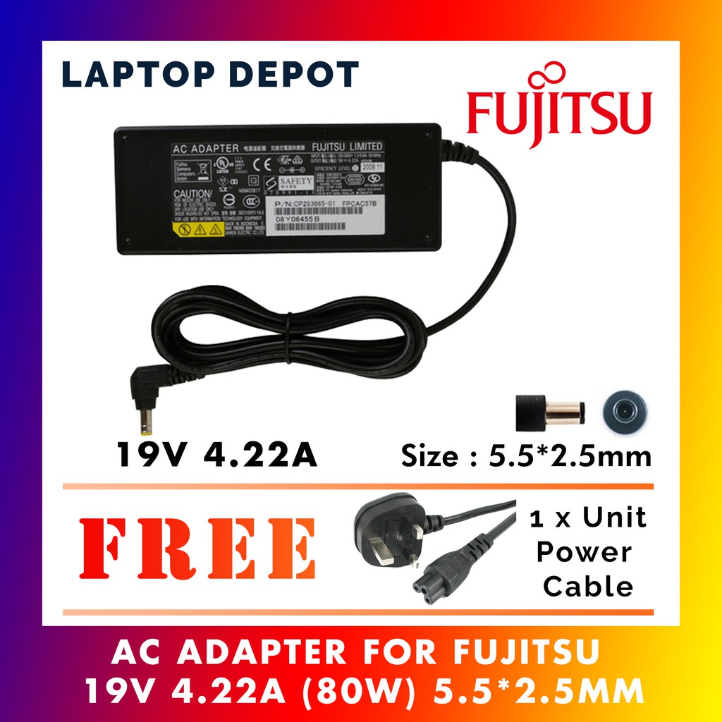 Fujitsu LH520 LH530 LH531 LH532 LH700 SH560 19V 4.22A ( 80W ) 5.5*2.5mm ... Fujitsu LH520 LH530 LH531 LH532 LH700 SH560 19V 4.22A ( 80W ) 5.5*2.5mm ...