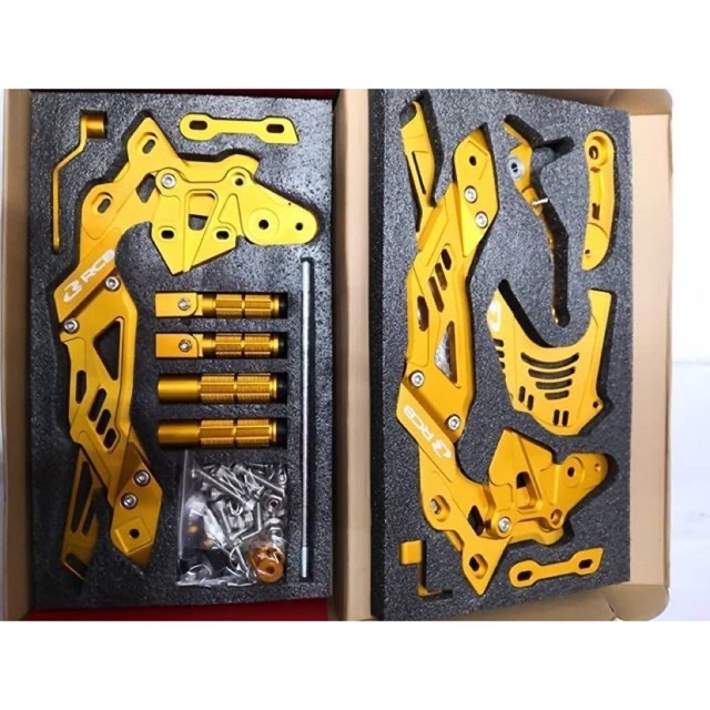 Yamaha Y15ZR Racing Boy S2 Racing Footrest Full Set Thai Gold/Red ...