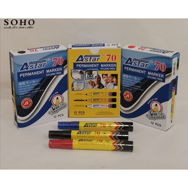 ASTAR 70 Permanent Marker (Artline 70 Alternative) | Shopee Malaysia