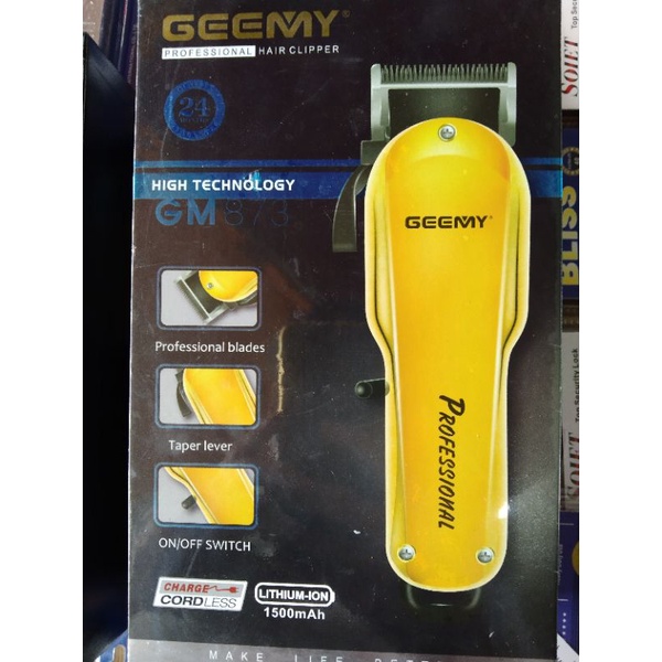Geemy professional hair clipper.trimmer.shaver | Shopee Malaysia