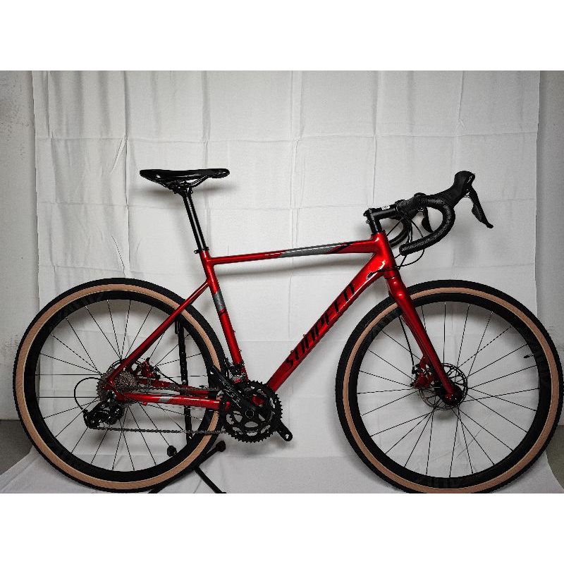 SUNPEED CHARON Gravel Bike Ultralight Alloy SHIMANO SORA 18 Speed ...