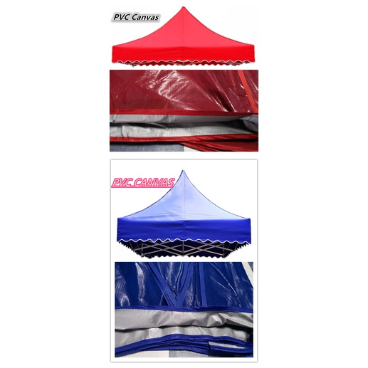 Tarpaulin Canvas Only for 8 ' x 8 ' Roof 80cm Canopy Tent. Kanvas Saja ...