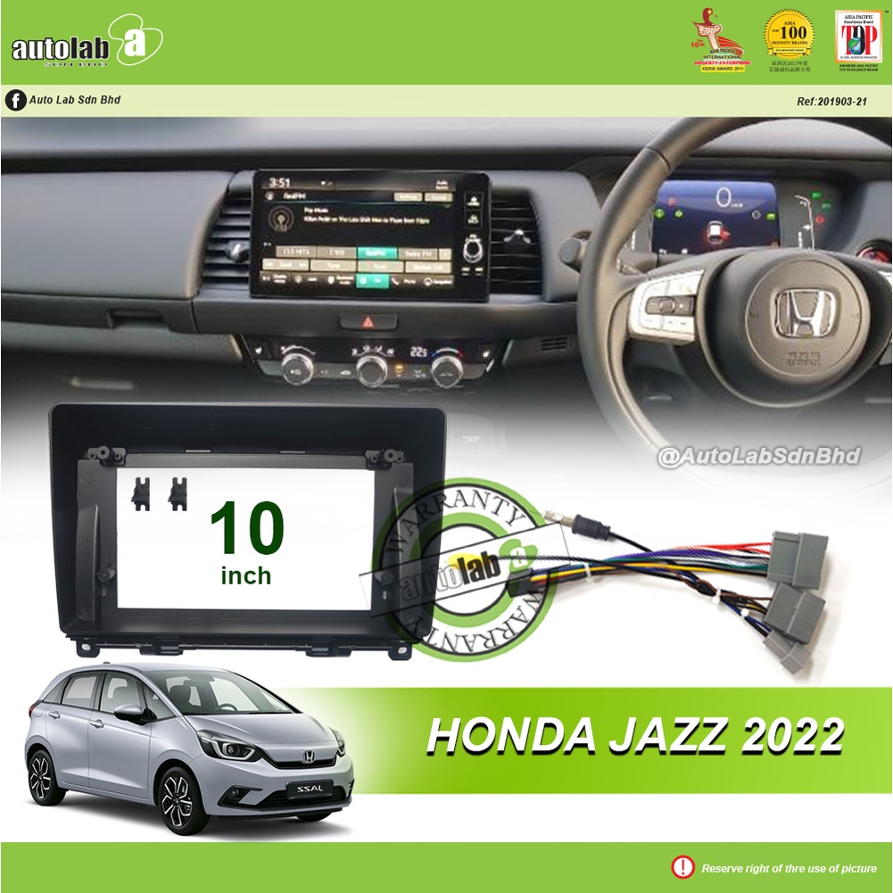 Android Player Casing 10" Honda Jazz 2022 (with Socket & Antenna Join ...