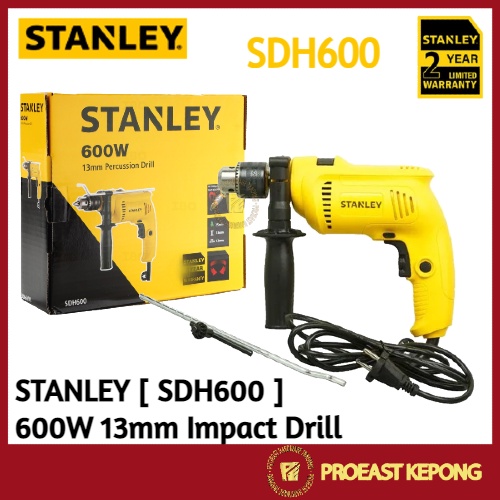 STANLEY [ SDH600 ] - 600W 13mm Impact Drill | Shopee Malaysia