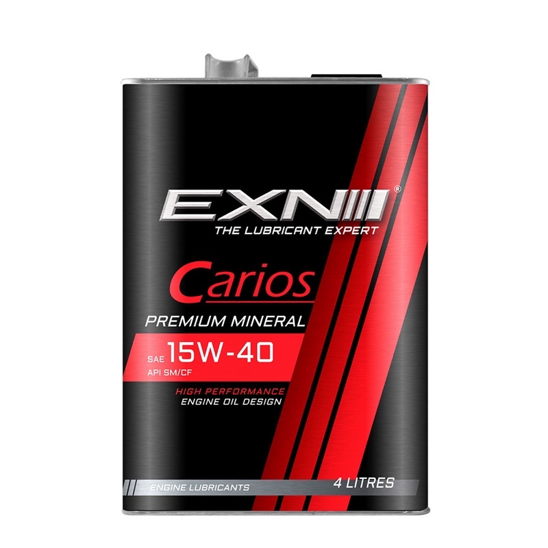 EXN CARIOS SAE 15W-40 PREMIUM MINERAL API SM/CF ENGINE OIL 4L | Shopee ...