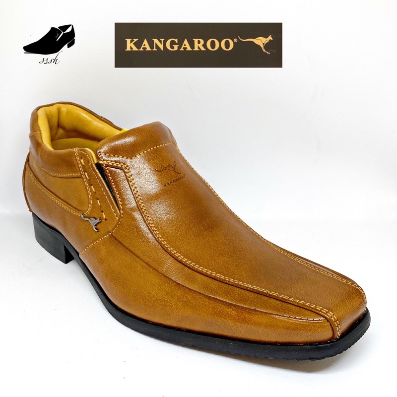 [READY STOCK ! ] Original Full Leather Kangaroo Shoes (Brown / Black ...