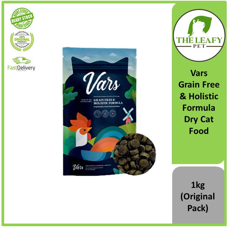 Vars Grain Free & Holistic Formula Dry Cat food - 1kg ( Original Pack ...