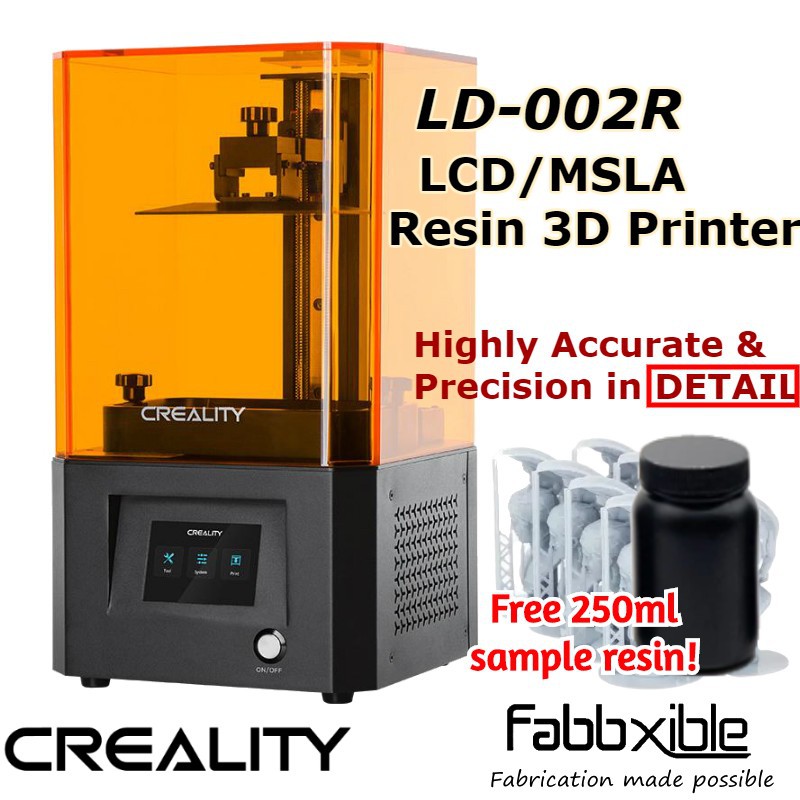 Creality 3D LD-002R LCD Resin 3D Printer with 2K Resolution | Shopee ...