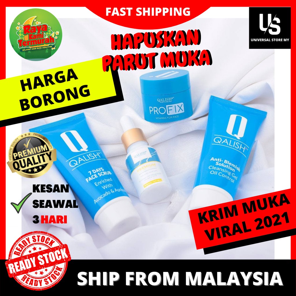 [PROMO RAYA] PROFIX 2021 Skin Care Qalish - Krim Muka Berlubang - Serum ...