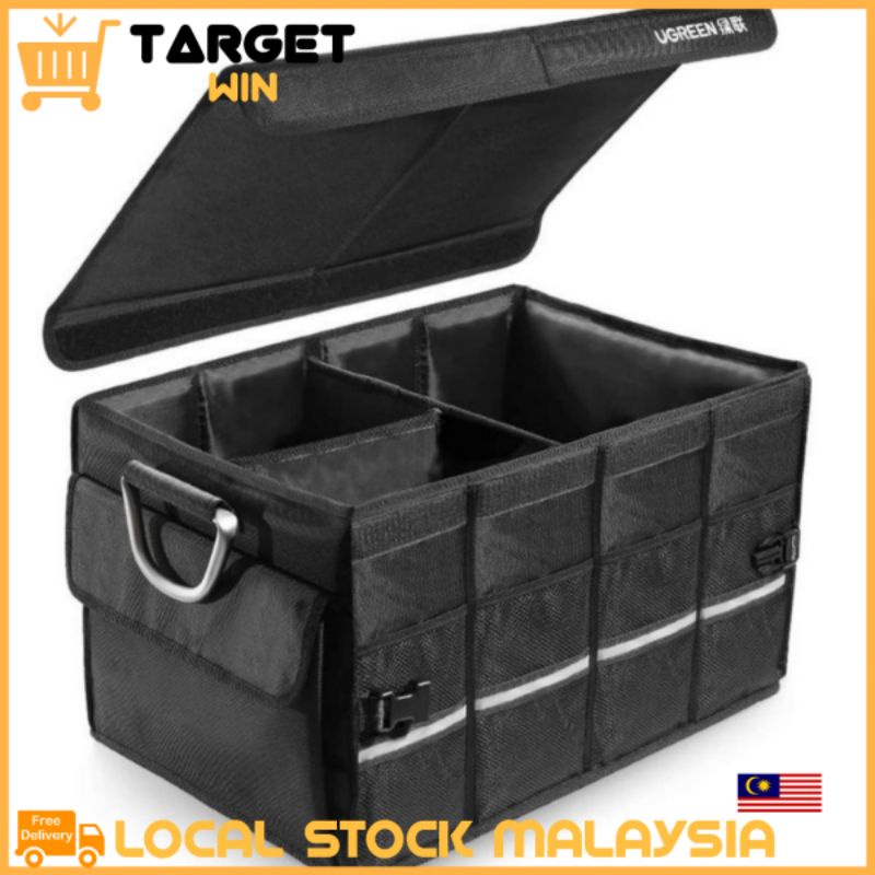 55L UGREEN Premium Kotak Simpanan Susunan Kereta Kereta Boot Organiser ...