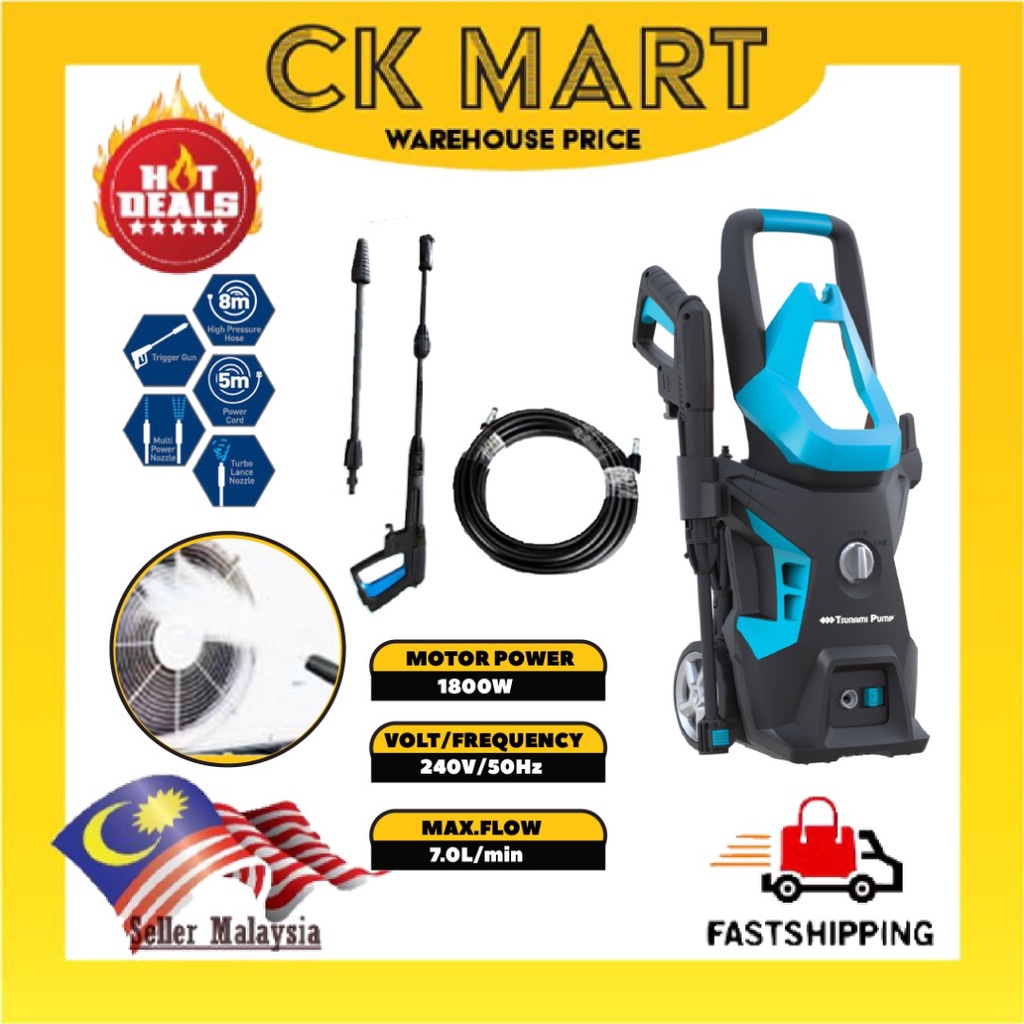 Tsunami Water Jet High Pressure Cleaner HPC7140 Water Jet Car Wash Water Jet Tsunami Pressure ...