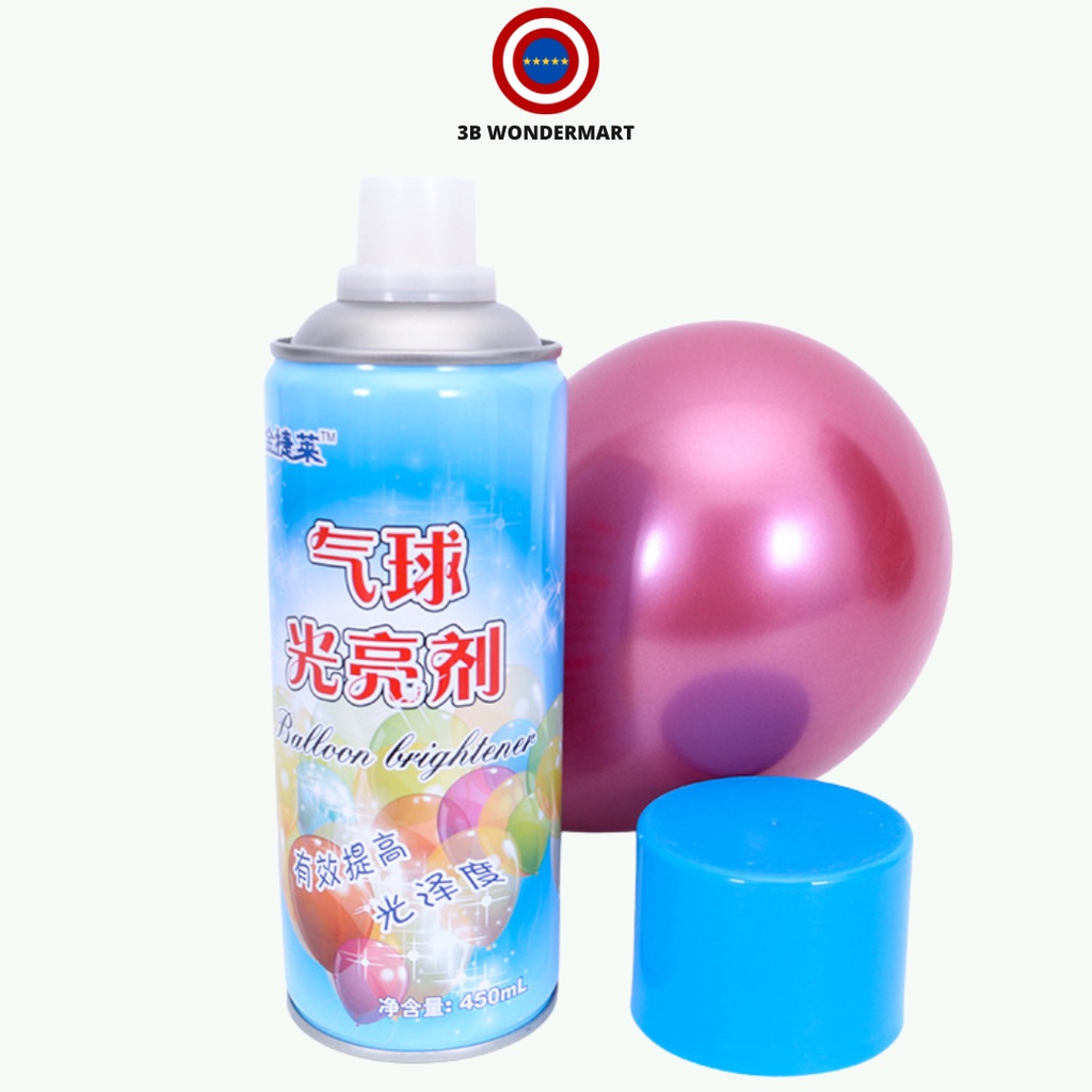 1 Bottle Balloon Brightener Polisher Shine Spray Spray Kilat Belon ...