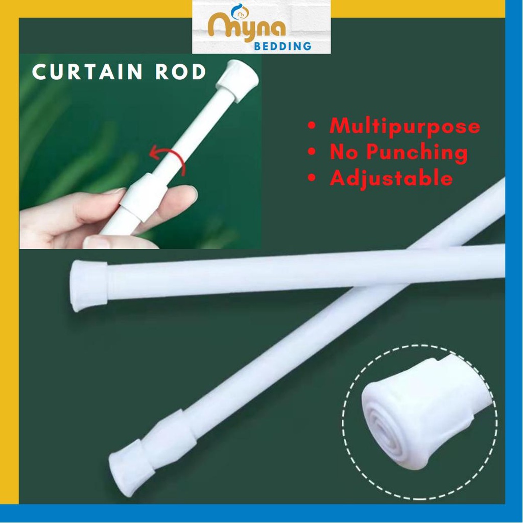 Multifunctional Adjustable Doorcurtain Rod Bathroom Shower Curtain Rods ...