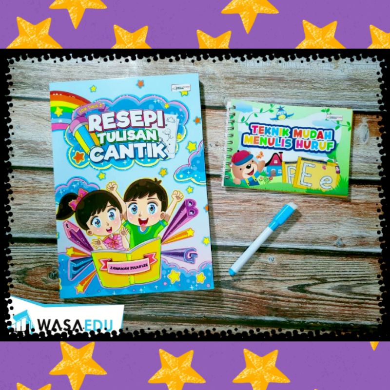 (Ready Stock)Resepi Tulisan Cantik + Free Teknik Mudah Menulis Huruf ...