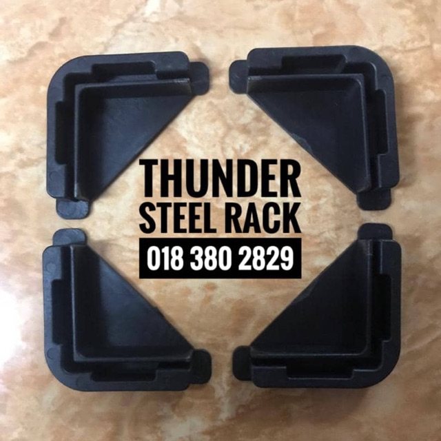 4pcs (1set) DIY Rack Stopper / Tapak Rak Besi DIY | Shopee Malaysia