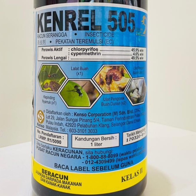 1 liter Kenrel 505 Racun Serangga @ Ulat2 | Shopee Malaysia