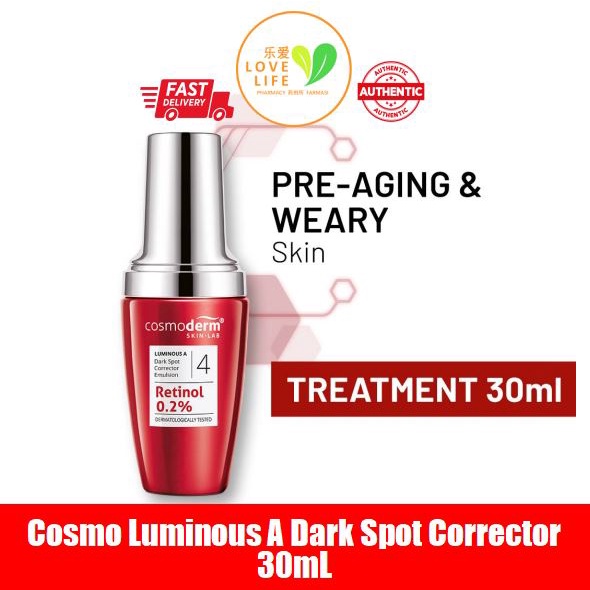 COSMODERM Luminous A Dark Spot Corrector Emulsion 30ml treatment ...