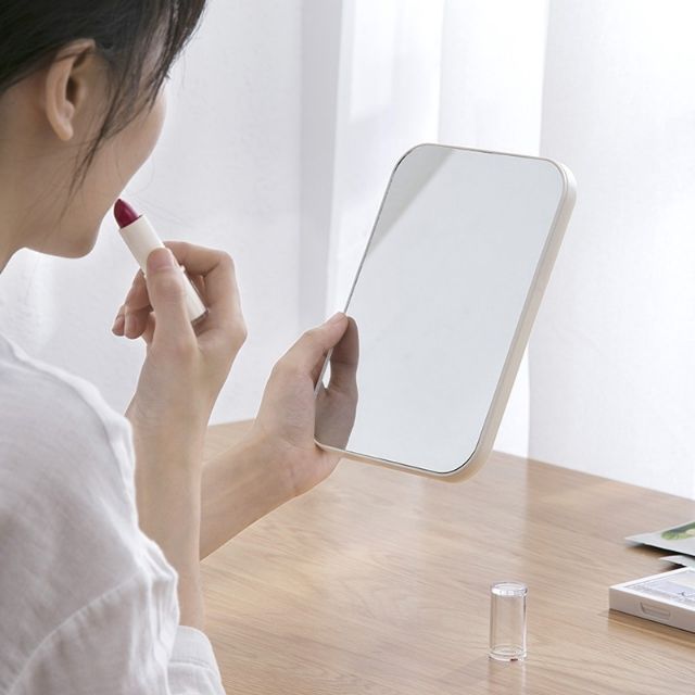 01243, vanity Mirror, Small Mirror With Stand | Shopee Malaysia