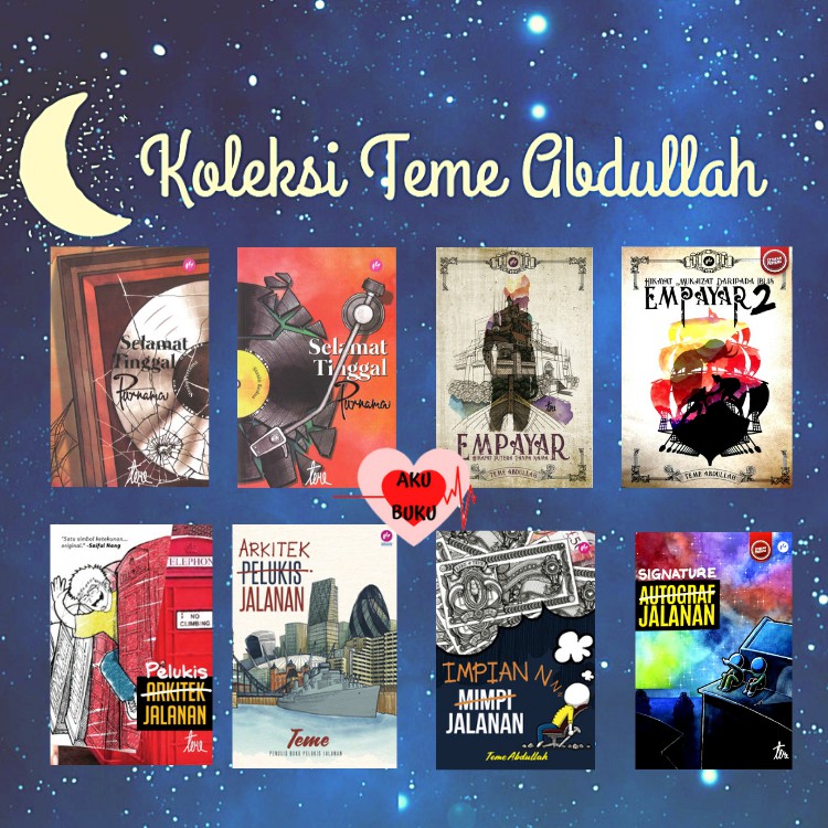 Koleksi Teme Abdullah (buku fiksyen/ bacaan umum) | Shopee Malaysia