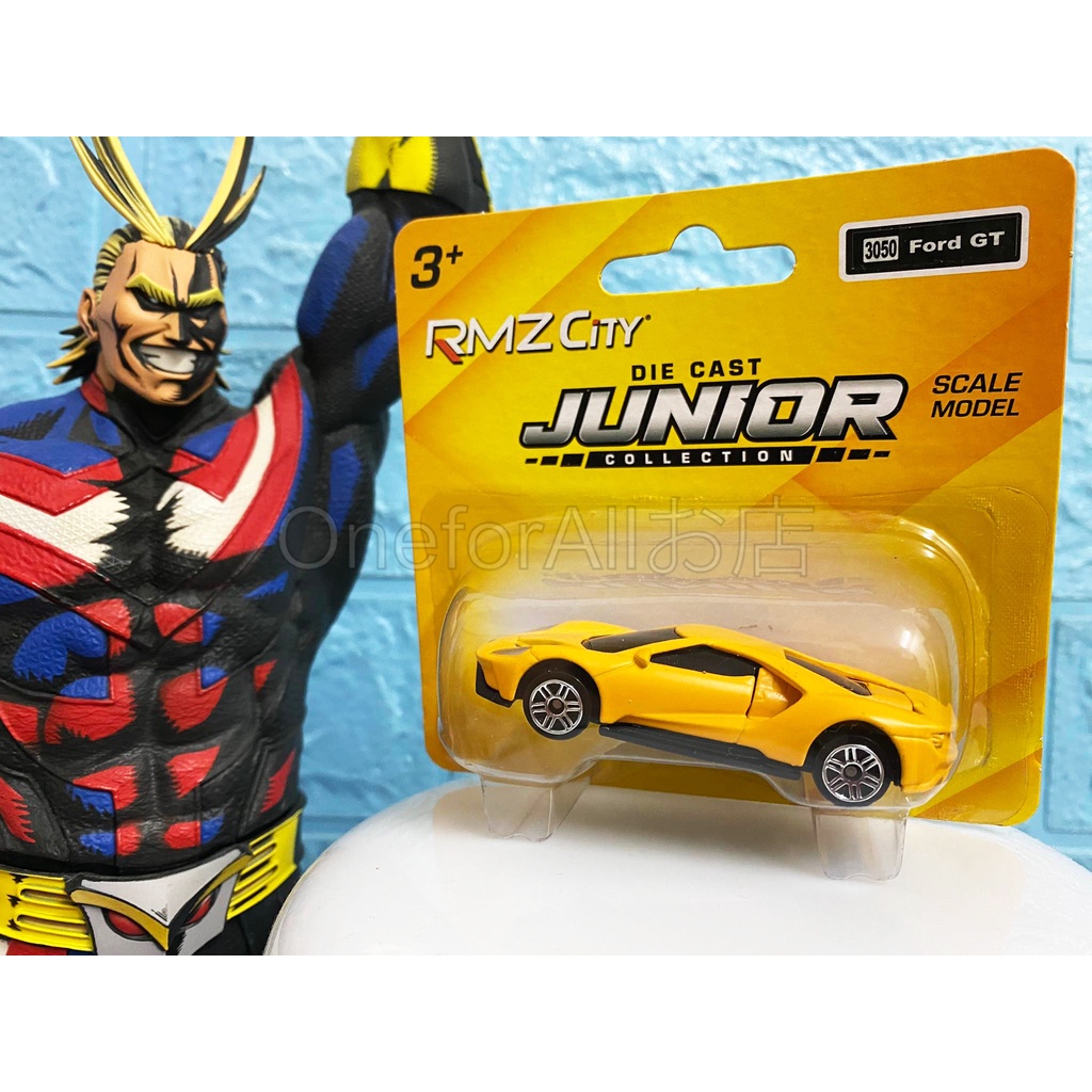 RMZ City Junior FORD GT Yellow , Red 1/64 Diecast Car [7cm x 2.5cm x ...